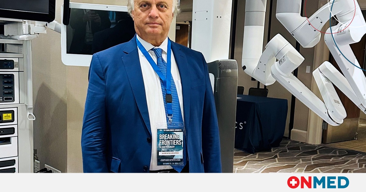 Πρόεδρος της Παγκόσμιας Επιστημονικής Εταιρείας Ρομποτικής Χειρουργικής ...